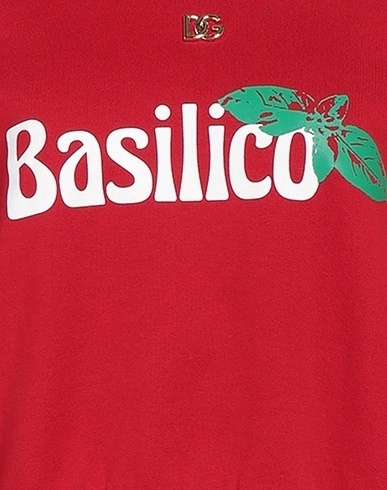Dolce & Gabbana Solid-color Printed Sweatshirt