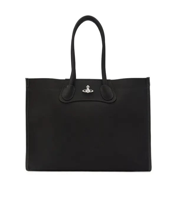 VIVIENNE WESTWOOD Large Casual Tote Bag - Black