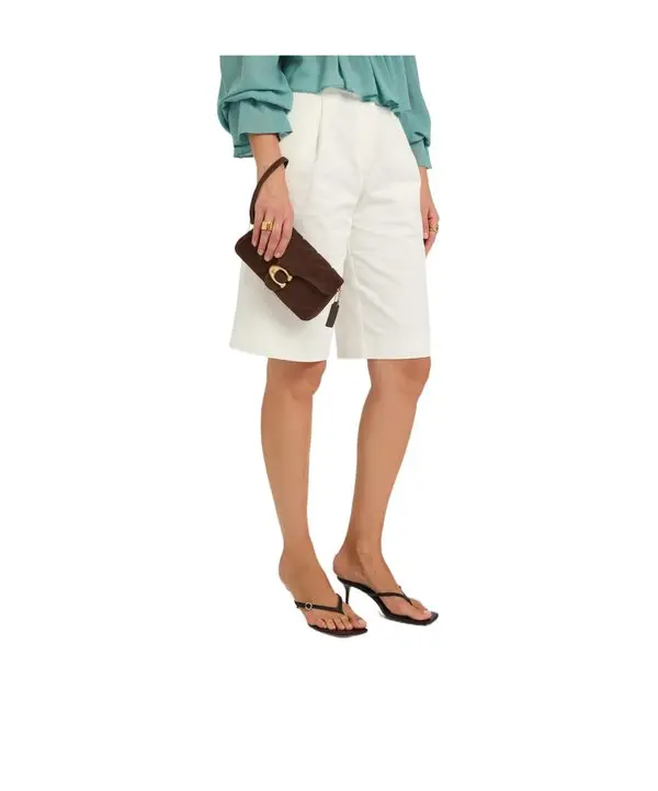 COACH Quilted Suede Cross-body Bag
