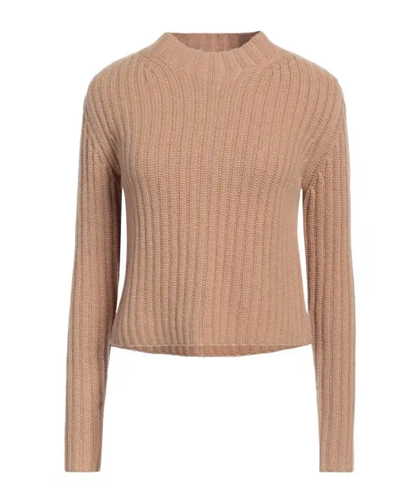 Max Mara Solid Color Long-sleeve Crew Neck Knit Sweater