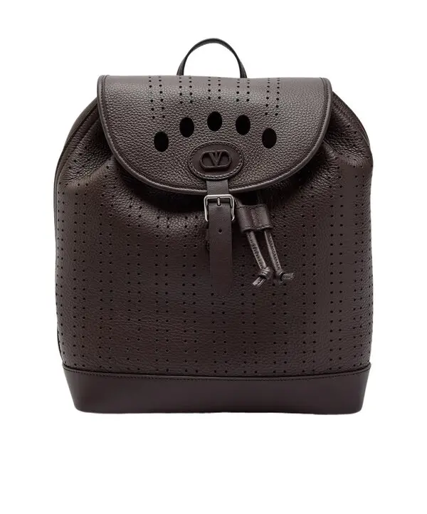 Valentino Garavani Antibes Perforated Leather Backpack