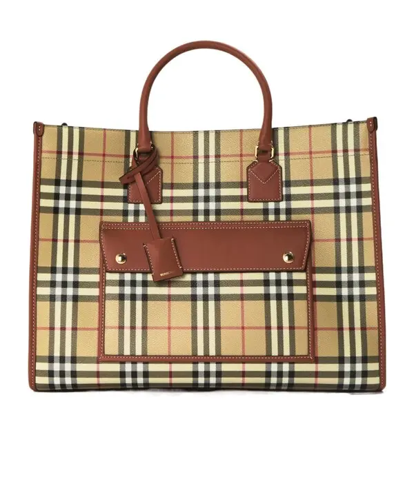 Burberry Check Handbag