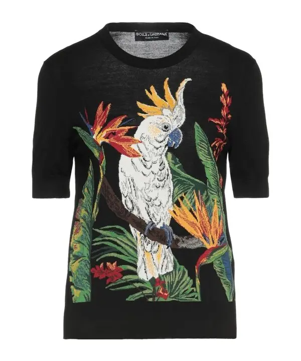 Dolce & Gabbana Knit Short Sleeve T-shirt - Black