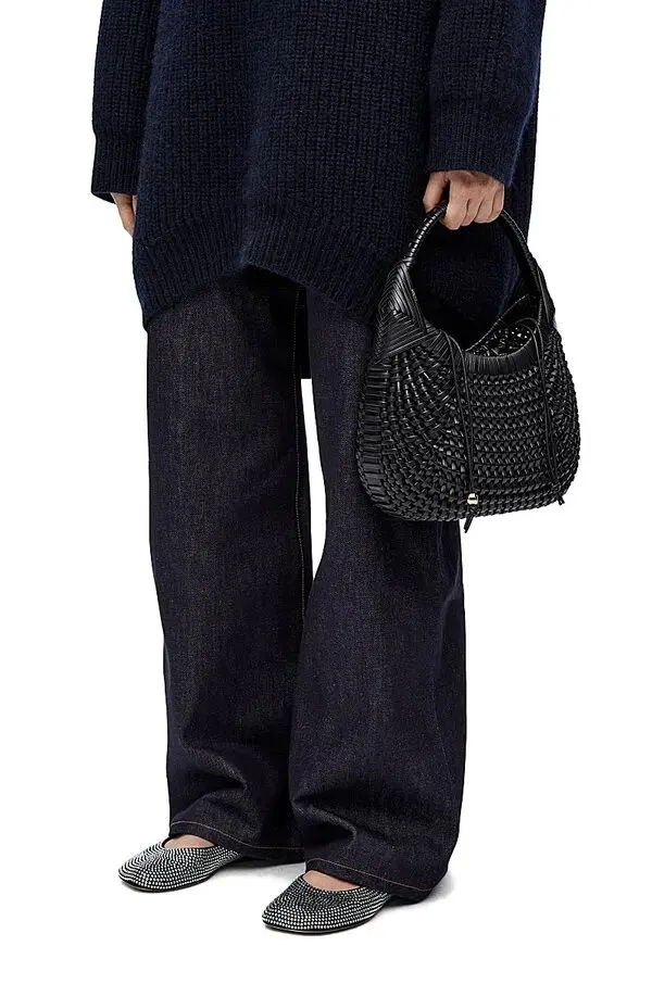 Loewe Diamond Hobo Bag In Calfskin