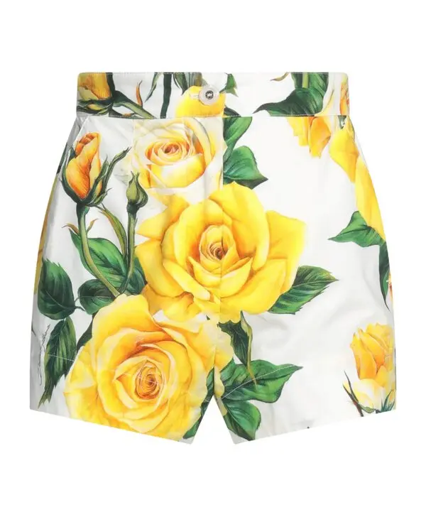 Dolce & Gabbana Floral Print Hot Pants - Multicolor