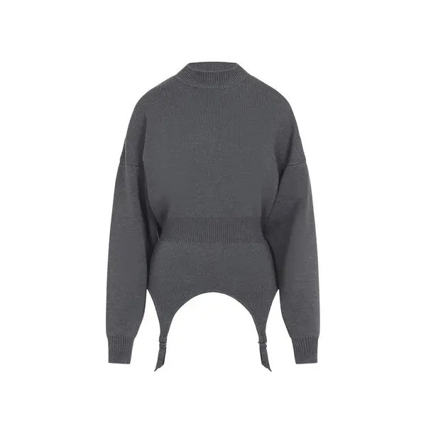 JEAN PAUL GAULTIER Mock Neck Long Sleeve Pullover