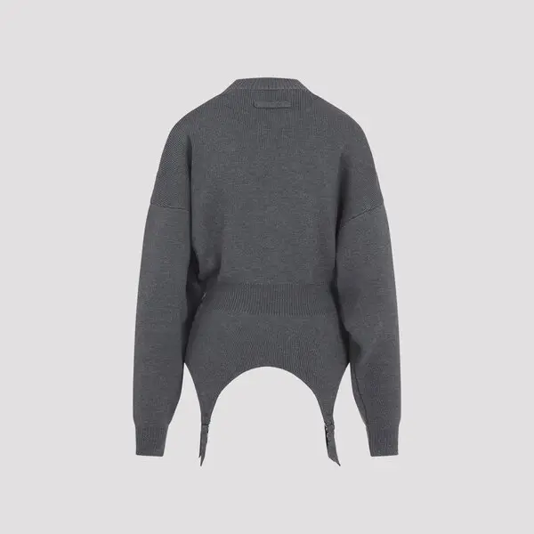 JEAN PAUL GAULTIER Mock Neck Long Sleeve Pullover