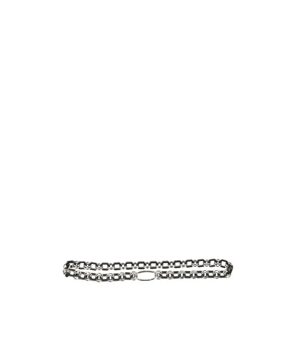 Dolce & Gabbana Two-tone Plastic Belt - Gray