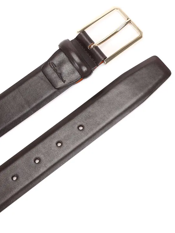 Santoni Logo Belt