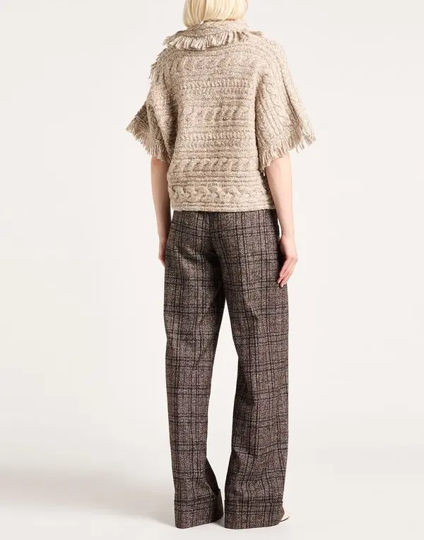 Isabel Marant Étoile Stylish Grey Cable Knit Sweater