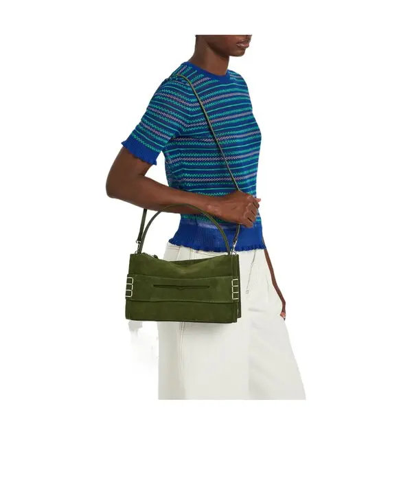J.W.ANDERSON Loafer Suede Shoulder Bag