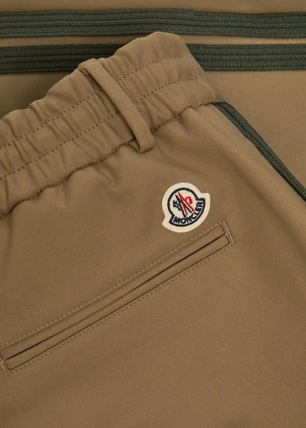 Moncler Logo-appliquéd Cotton-blend Chinos