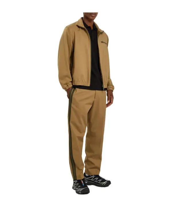 Moncler Logo-appliquéd Cotton-blend Chinos