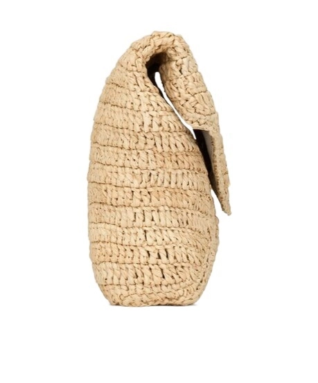 Saint Laurent Cassandre Large Envelope Pouch - Nude