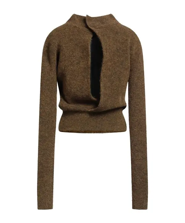Rick Owens Minimalist Solid Color Knit Top