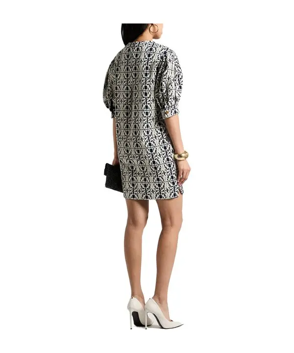 Max Mara Short Sleeve Printed Dress