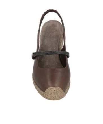 Brunello Cucinelli Two-color Spliced Fur Woven Shoes