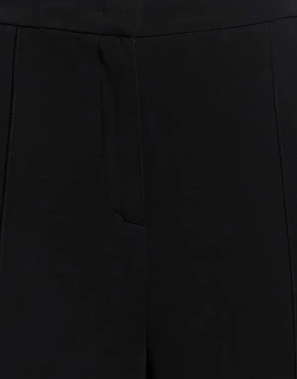 Max Mara Solid Stretch Wide-leg Trousers