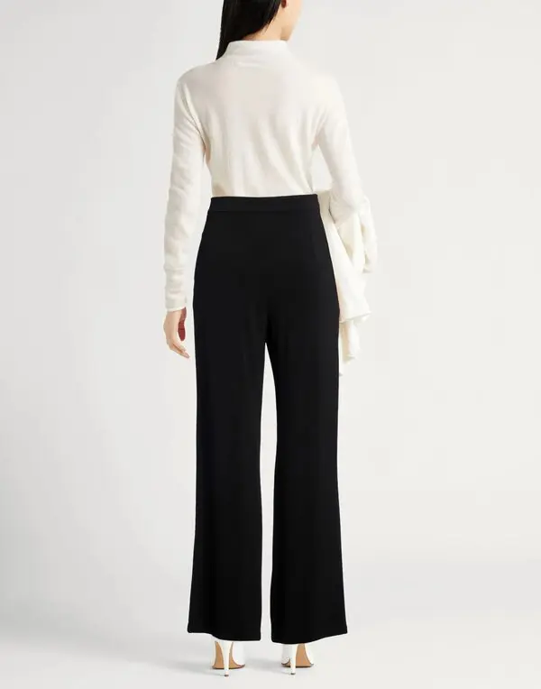 Max Mara Solid Stretch Wide-leg Trousers