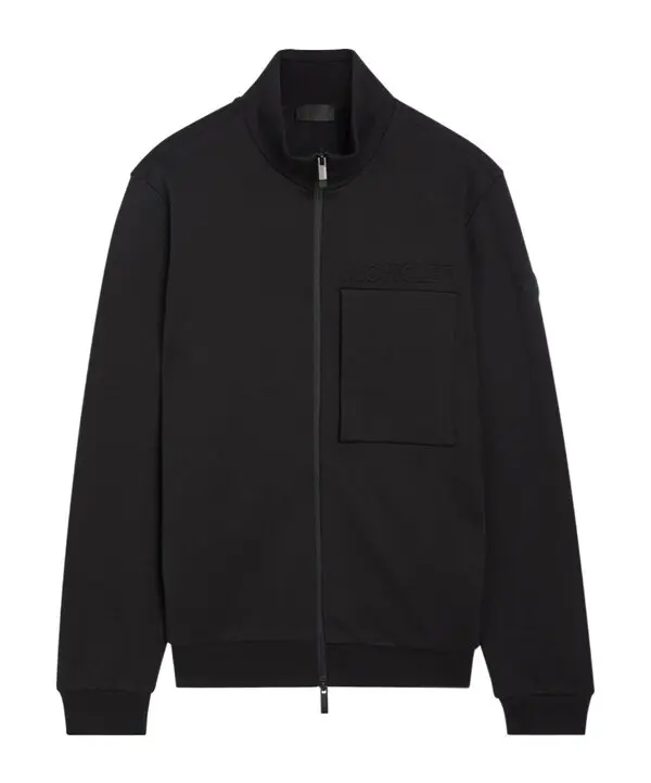 Moncler Solid-color Stand-up Collar Jacket