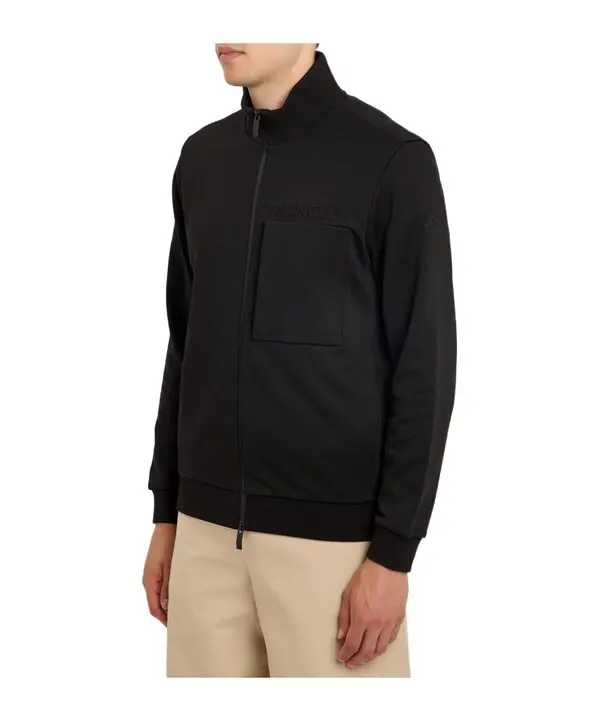 Moncler Solid-color Stand-up Collar Jacket