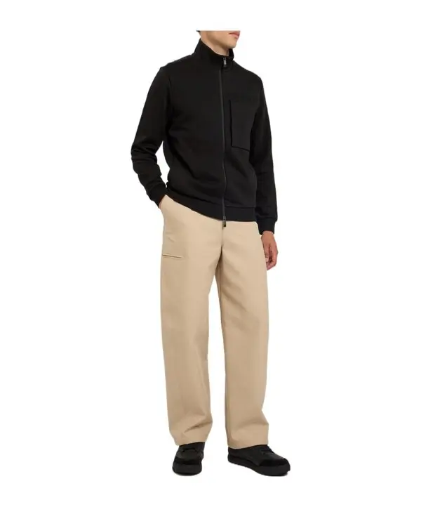 Moncler Solid-color Stand-up Collar Jacket
