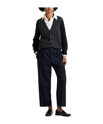 MAISON MARGIELA Vertical Stripe Wool Trousers