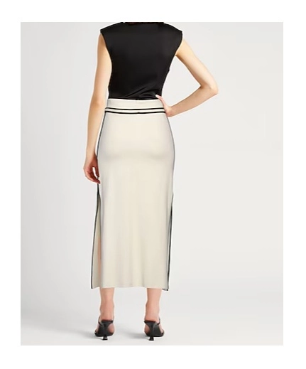 Max Mara Knit Pencil Skirt With Appliqués