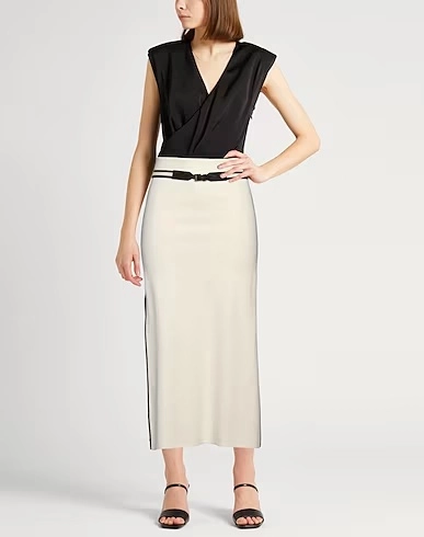 Max Mara Solid Knit Pencil Skirt