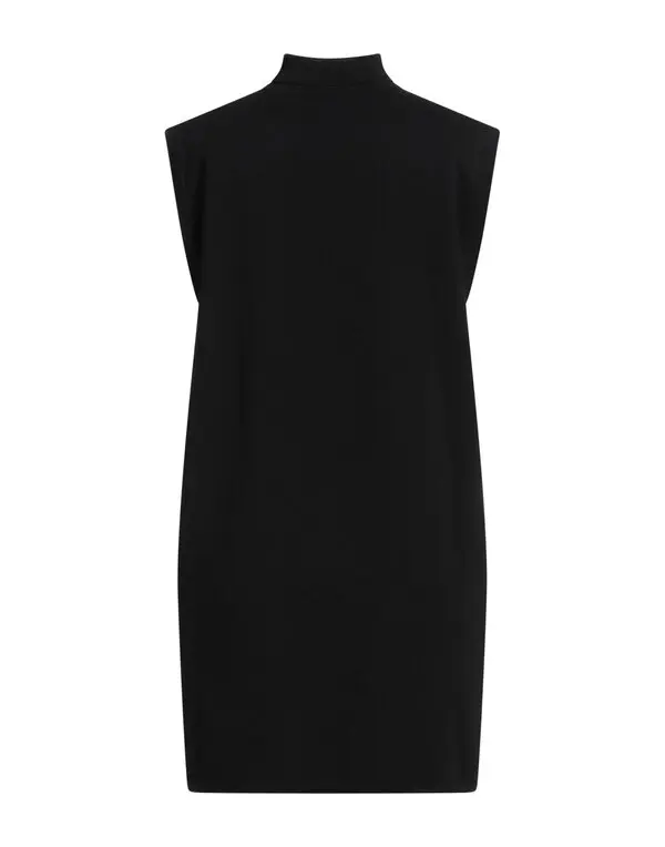 Max Mara Solid-colored Wool Sleeveless Dress