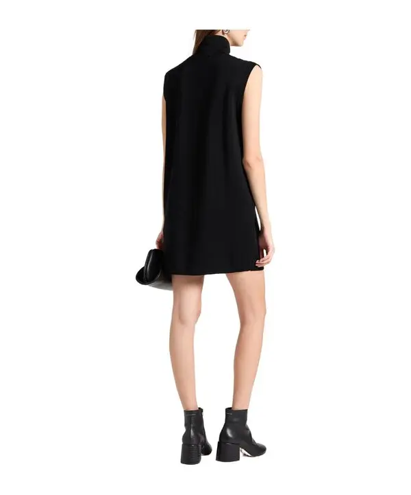 Max Mara Solid-colored Wool Sleeveless Dress