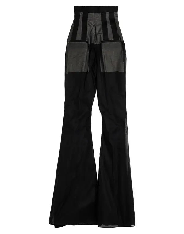 Rick Owens Minimalist Solid Color Flared Pants