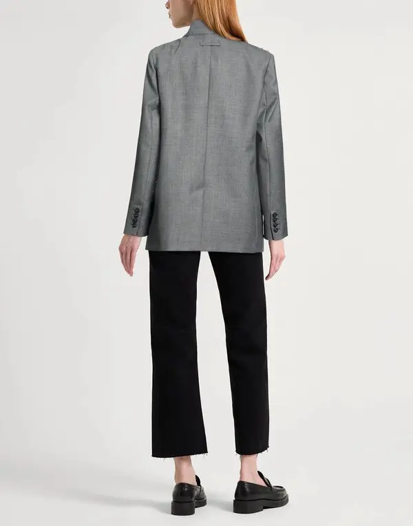 MAXCO. Single-breasted Blazer With Embellished Shoulders