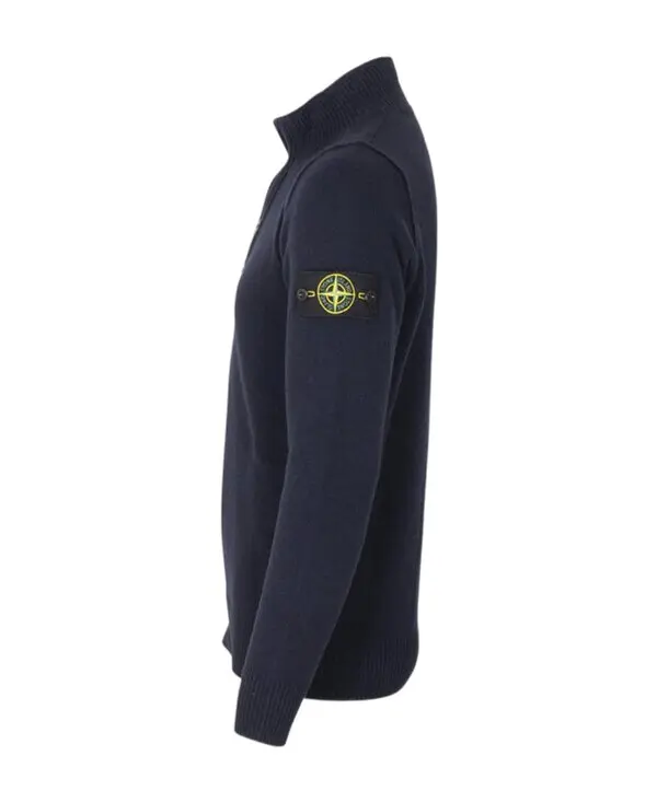 Stone Island Logo Patch Long-sleeved Jumper