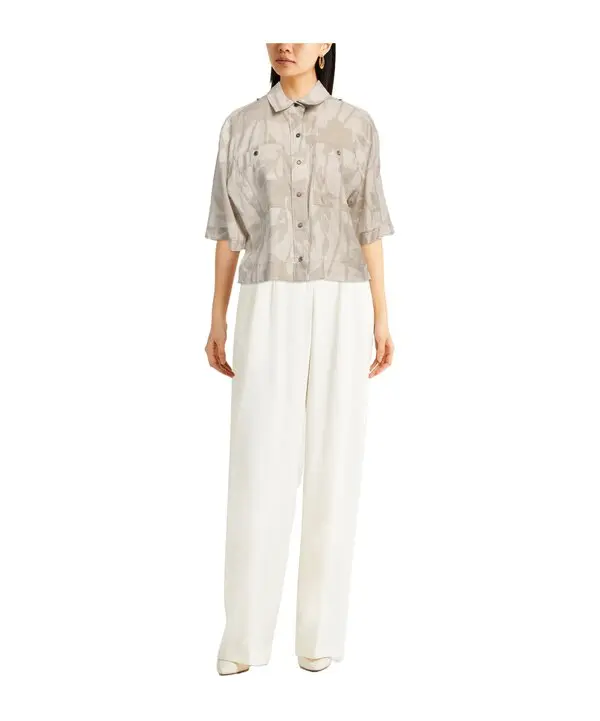 Brunello Cucinelli Floral Print Shirt
