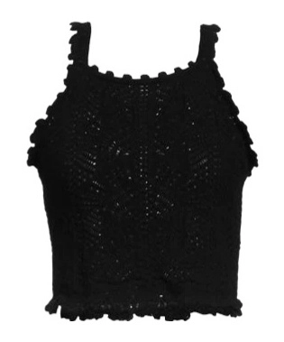 Saint Laurent Solid Color Knitted Sleeveless