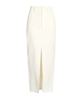 Brunello Cucinelli Solid Color Western-style Skirt