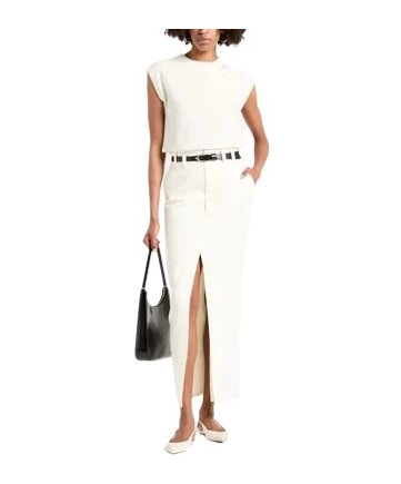 Brunello Cucinelli Solid Color Western-style Skirt