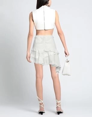 Isabel Marant Étoile Asymmetrical Solid Color Mini Skirt