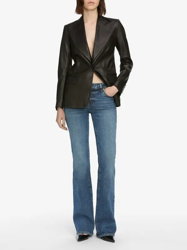 FRAME Low-rise Flared Jeans