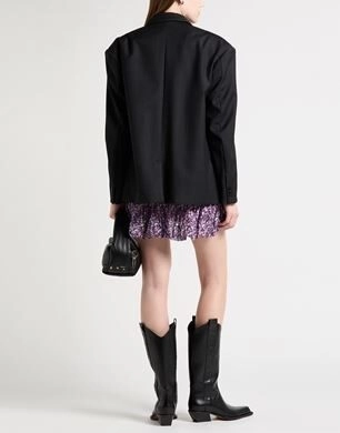 Isabel Marant Étoile Fashion Minimal Plaid Double-breasted Blazer