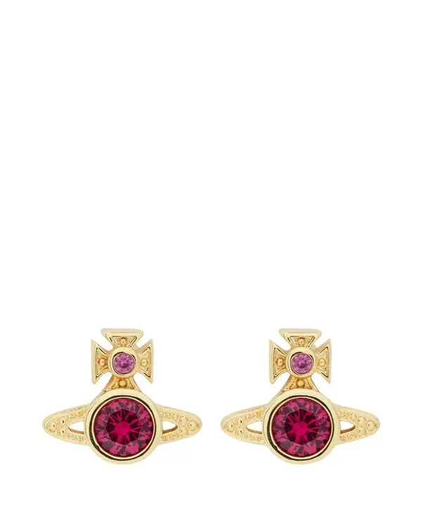 VIVIENNE WESTWOOD London Orb Stud Earrings - Yellow