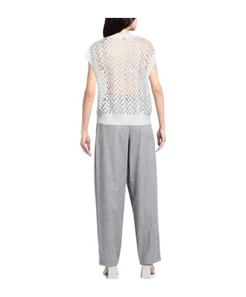 Brunello Cucinelli Solid-color Short-sleeved Knitted Top