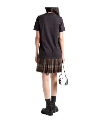 Balenciaga Solid Color T-shirt Dress