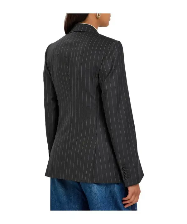 Givenchy Pinstriped Wool Blazer
