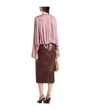 Saint Laurent Solid-color Long-sleeved Top