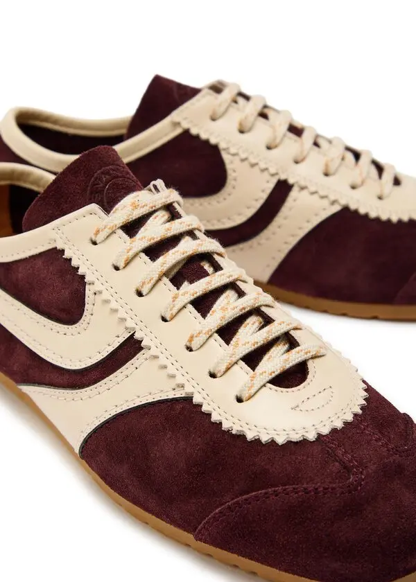 Dries Van Noten Dustin Panelled Suede Sneakers