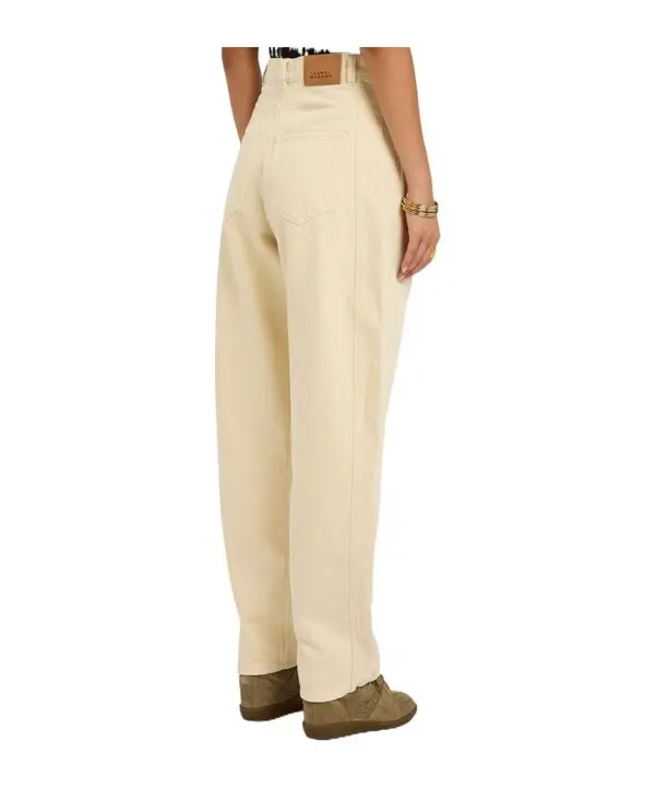 Isabel Marant Étoile Solid Color Barrel-leg Jeans