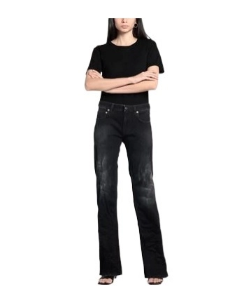 Balenciaga Loose Fit Faded Jeans