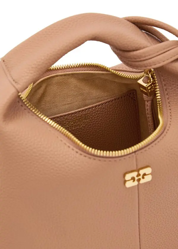 GANNI Leather Top Handle Bag - Eh